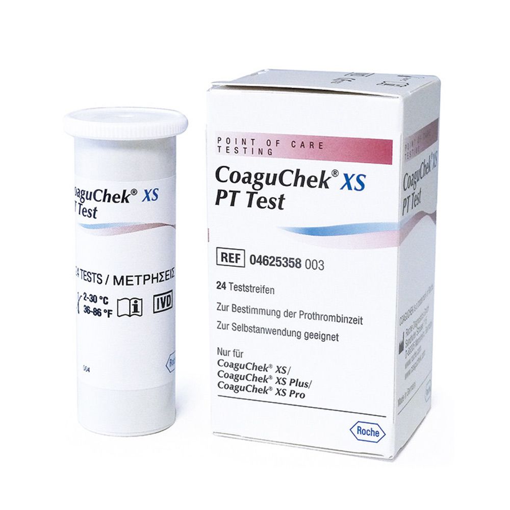 CoaguChek XS PT Teststreifen zur Bestimmung der Thromboplastinzeit
